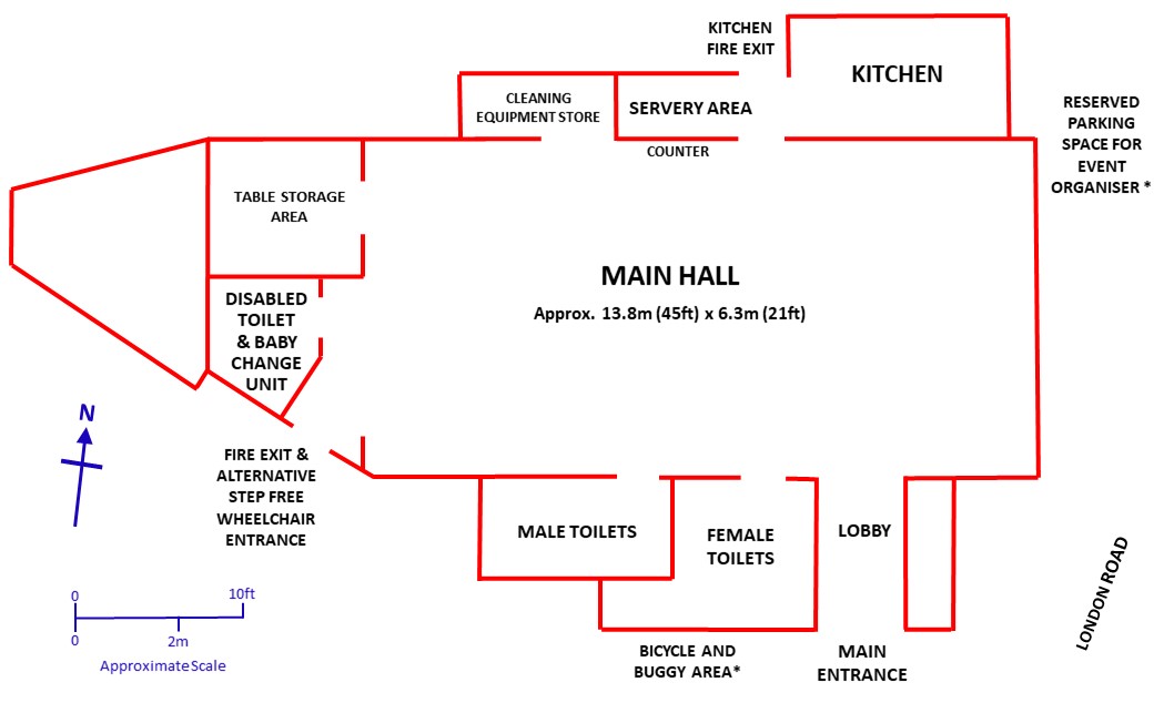 Hall Layout - Ewell Hall
